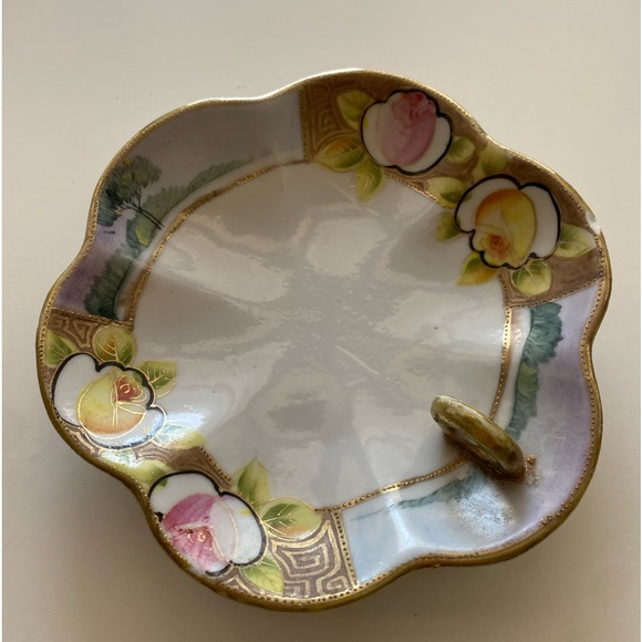 Nippon | Accents | Antique Nippon China Candy Jewelry Trinket Dish With ...